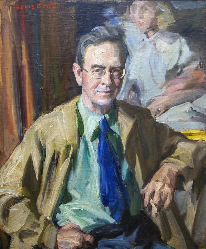 Louis Betts (1873-1961) [H NRA 1956-1961] : Self-portrait, ca.1960 ...