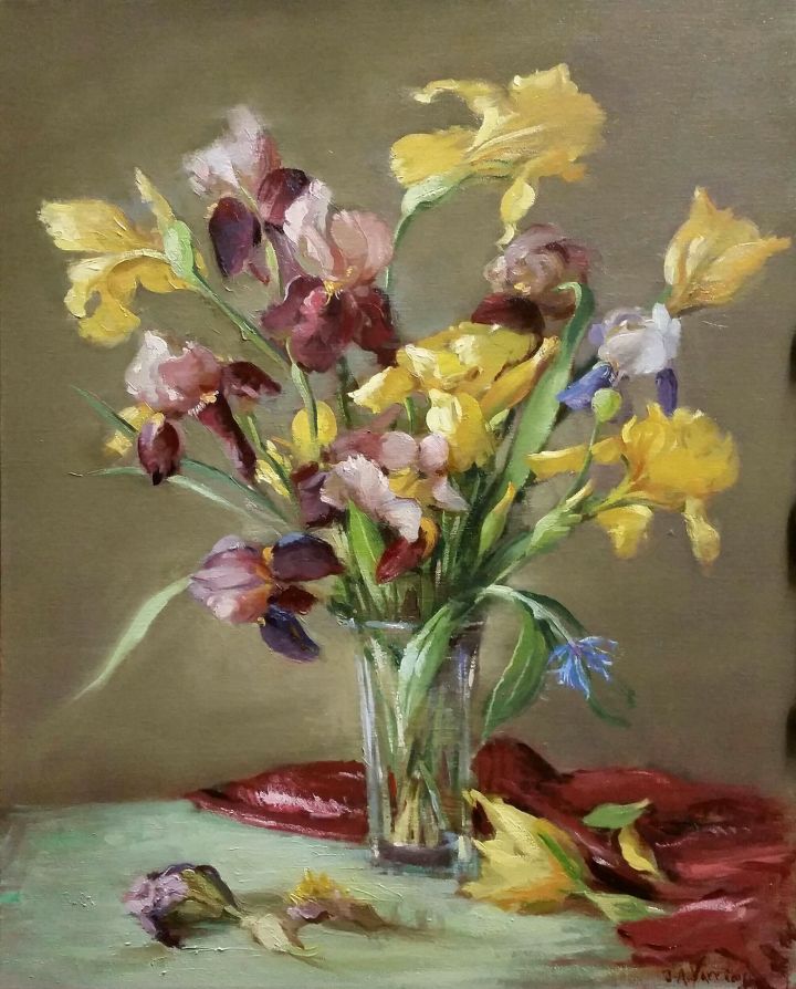 John A Varriano [NRA 2015] : Iris rhythms, 2000s. | Salmagundi Club