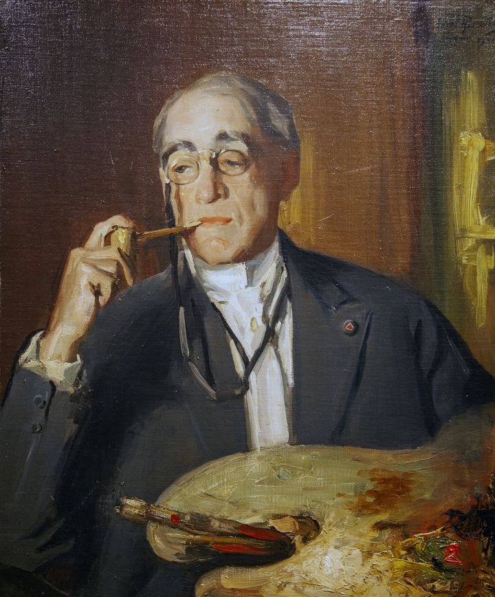 Albert Rosenthal (1863-1939) [RA 1914-1939] : Portrait of John Carleton ...