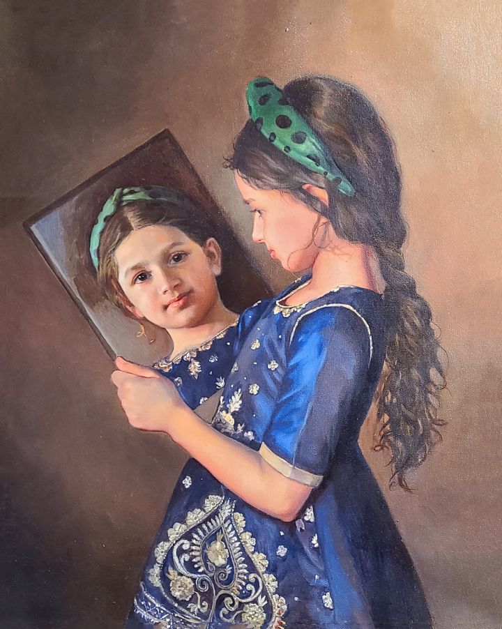 Tatiana Mitra [JR RA 2016] : Artist's daughter, 2021. | Salmagundi Club