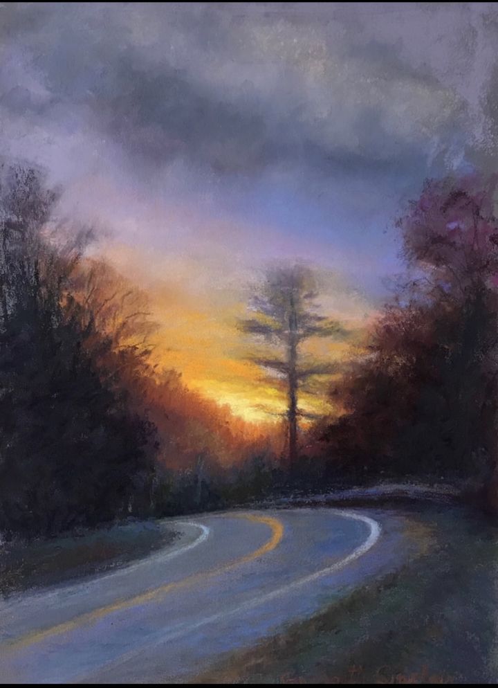 Georgette Sinclair [RA 2002] : On the way home VT, 2019. | Salmagundi Club