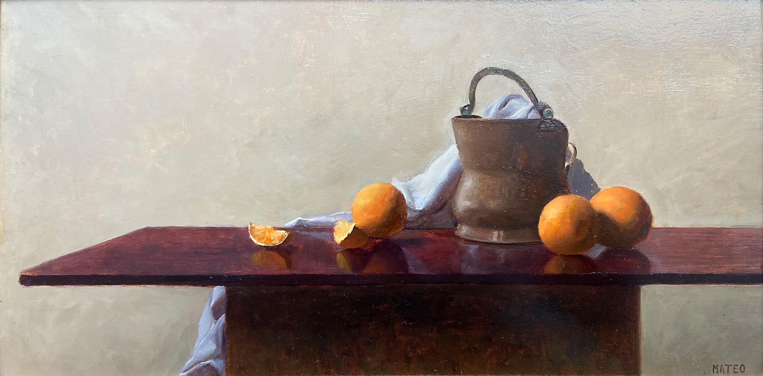 Rodrigo Mateo [NRP 2021] : Still life with oranges, 2019. – salmagundi.org