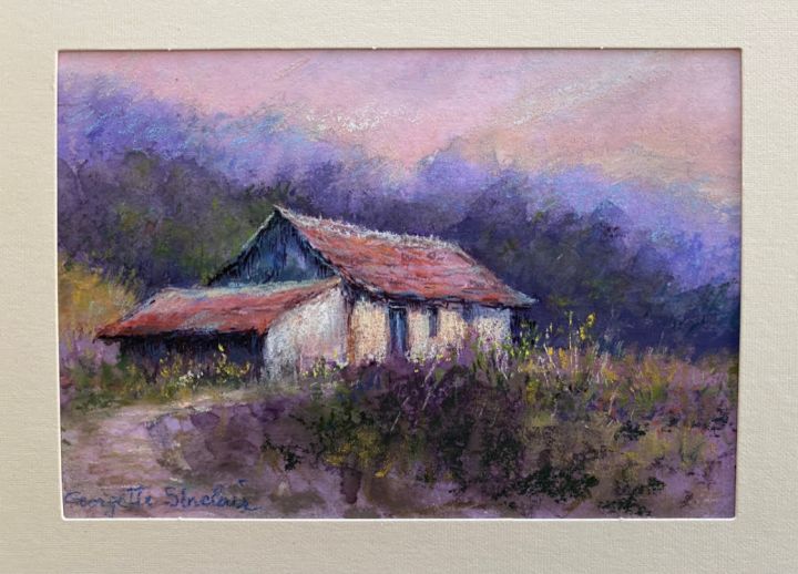 Georgette Sinclair [RA 2002] : Old cottage, 2022. | Salmagundi Club