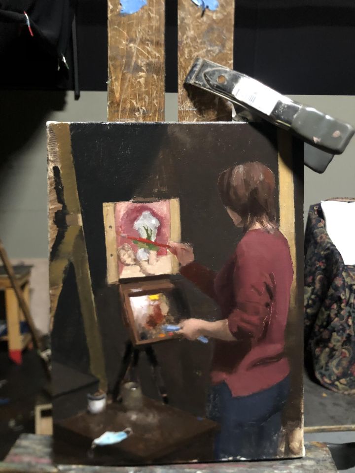 Jacob Gabriel [NM] : Alex painting, 2022. | Salmagundi Club