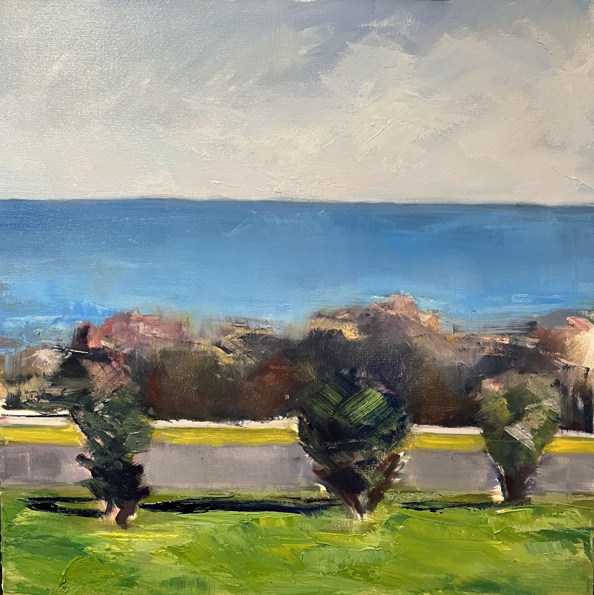 Nancy Bass [NM] : View from the deck, 2022. – salmagundi.org