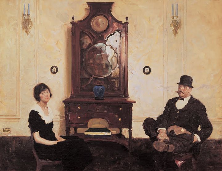 (Charles) Dean “Dan” Cornwell (1892-1960) [RA 1926-1960] : Couple in ...
