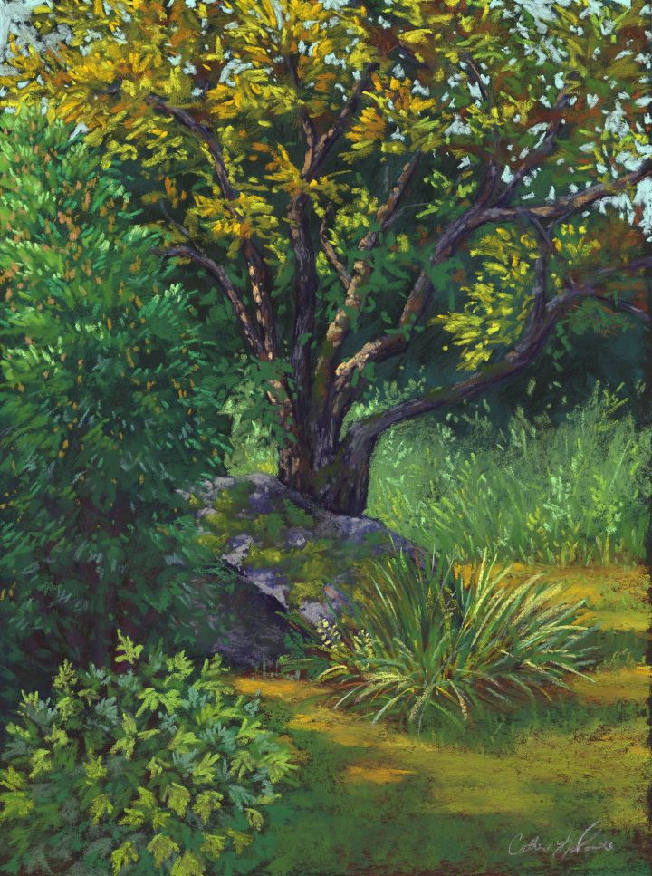 Catherine LaPointe Vollmer [NM] : Triangle Park, 2022. | Salmagundi Club