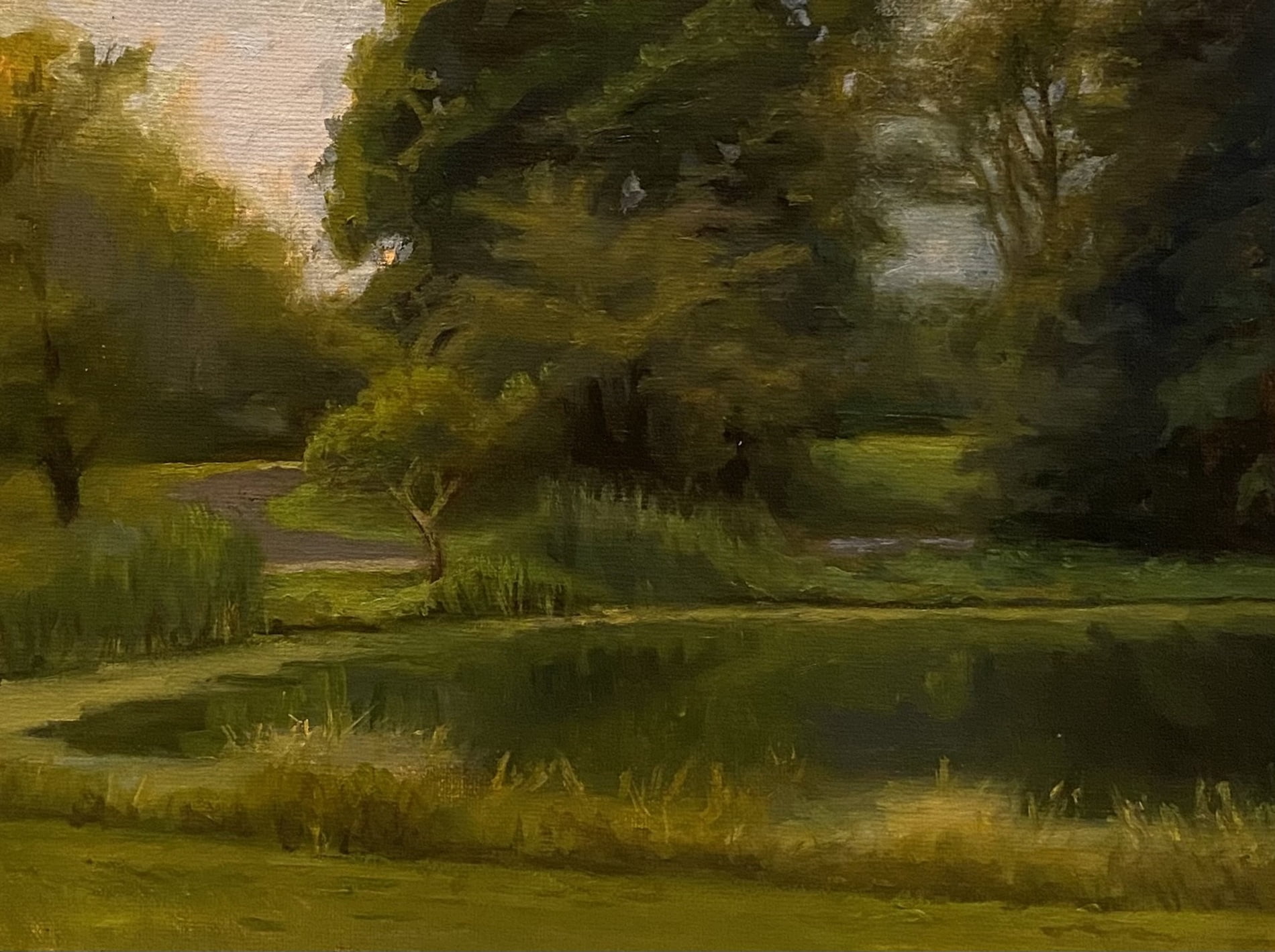 Jane Manco [NRA 2017] : Path to the pond, 2022. – salmagundi.org