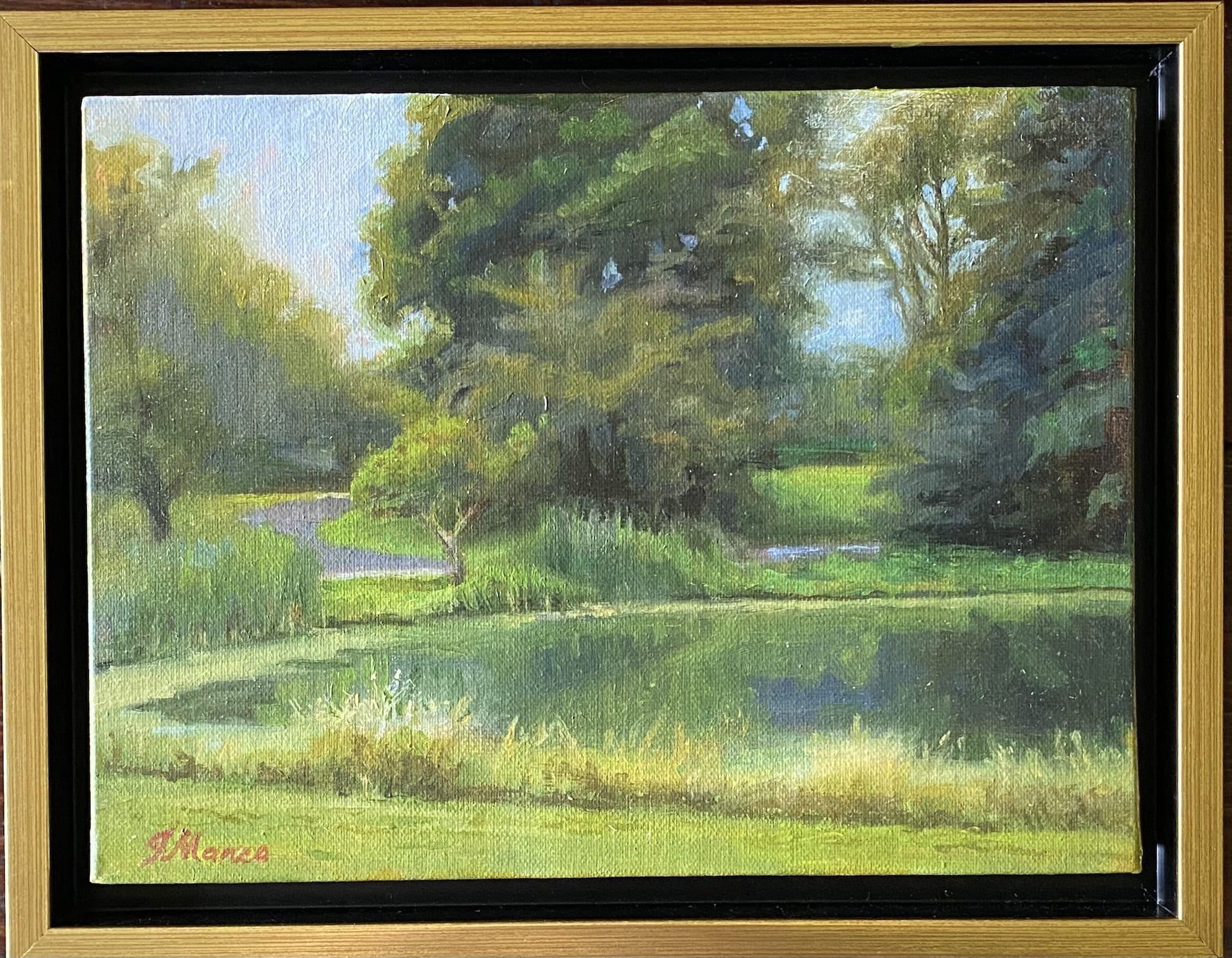 Jane Manco [NRA 2017] : Path to the pond, 2022. – salmagundi.org