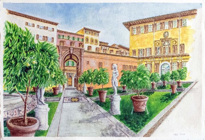 Mary Elizabeth Rusz [RA 2015] : Il Giardino della Limonaia, Palazzo ...