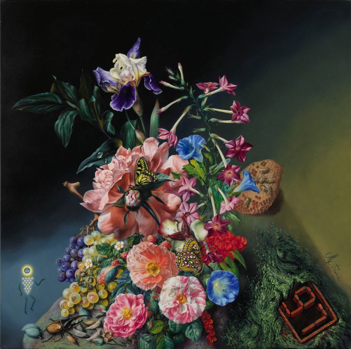 Mitzura Salgian [HON 2017] : Time turf, 2022. | Salmagundi Club