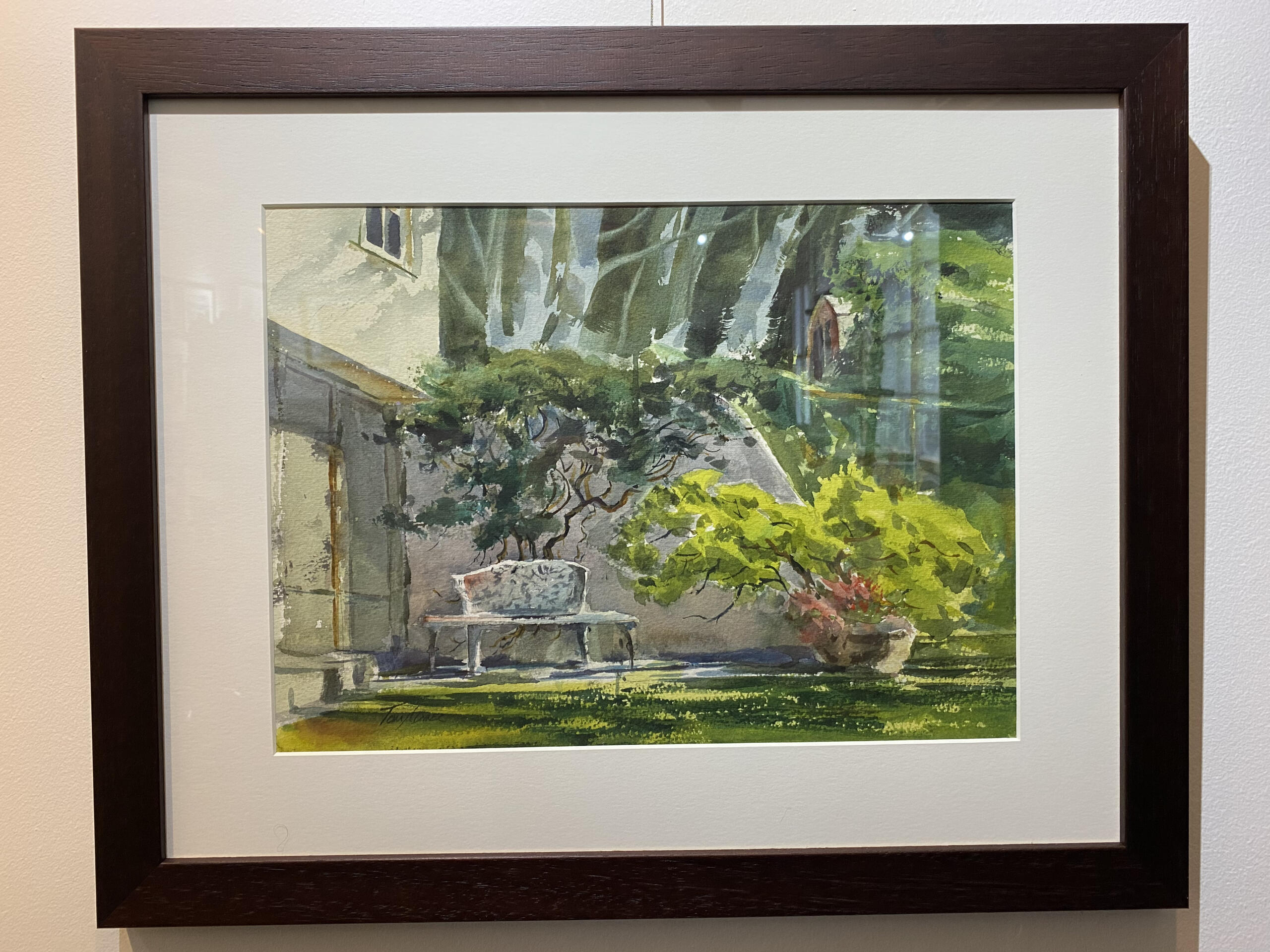 Tony Conner [NRA 2014] : Patio At Frelinghuysen, 2022. – salmagundi.org