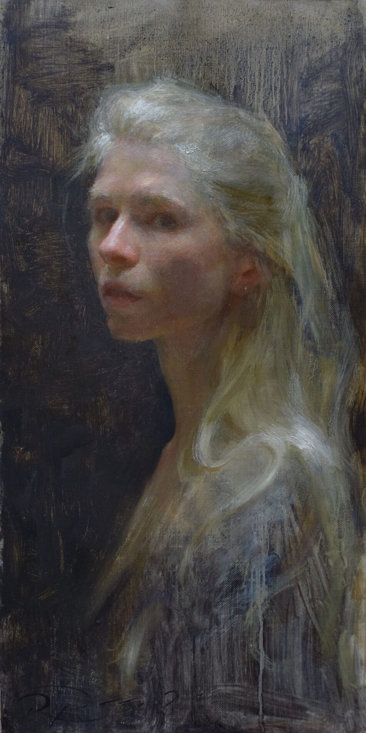 Ruth Fitton [NM] : Into darkness, into light (self portrait), 2023 ...