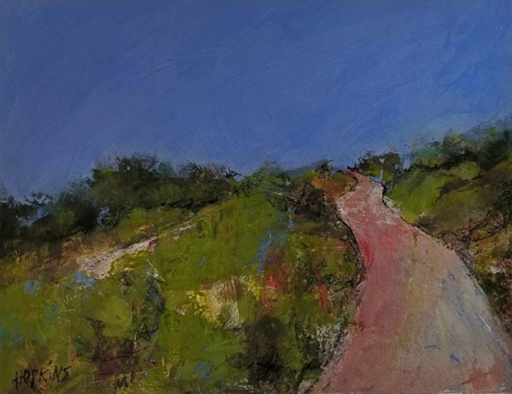 Julie Hopkins [NRA 2009] : Path from watch hill II, 2023. | Salmagundi Club
