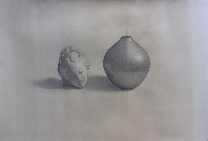 Elizabeth Beard [RA 2016] : Head and vase | Salmagundi Club