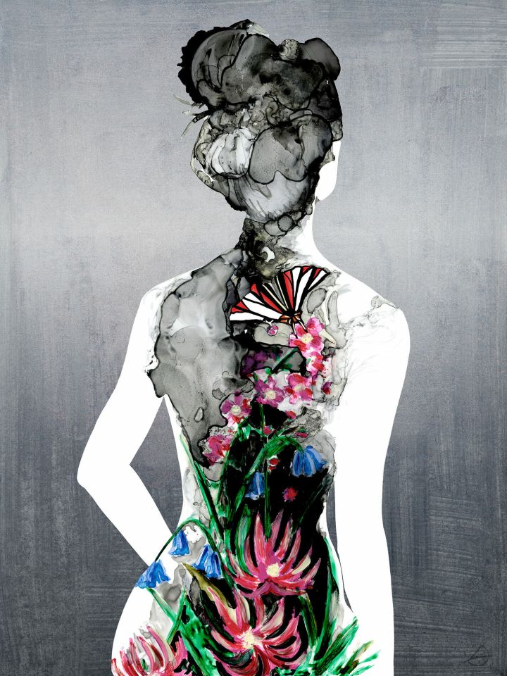 Stella Chang [RA 2016] : Silhouette In Bloom - Study | Salmagundi Club