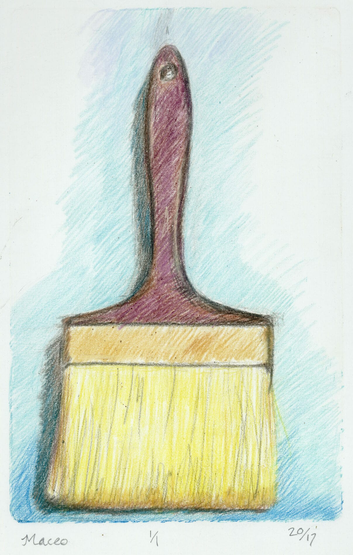 Maceo W Mitchell [NM] : Paint Brush | Salmagundi Club