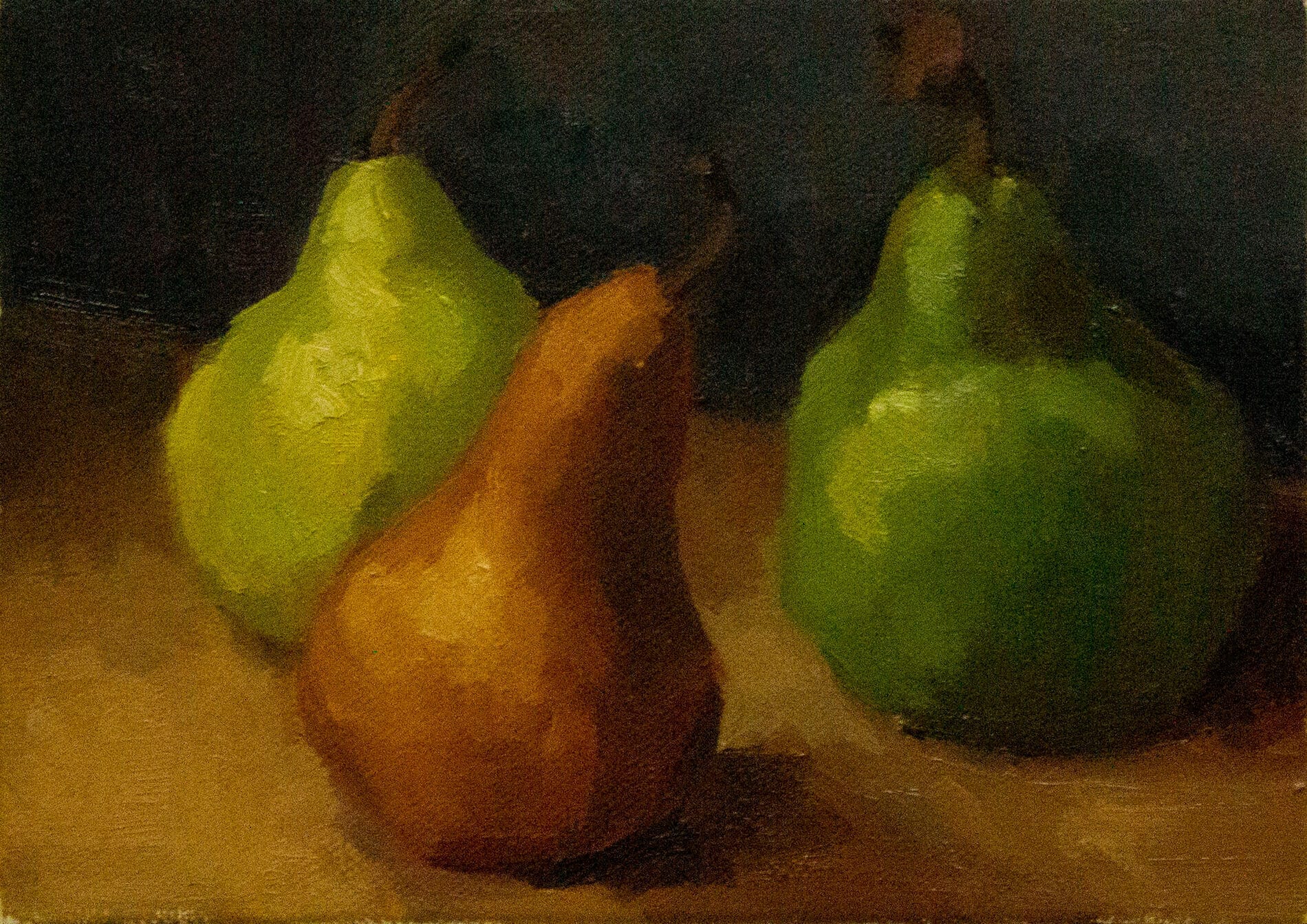 Sara Shlasko [SCH RA 2024] : Three Pears | Salmagundi Club
