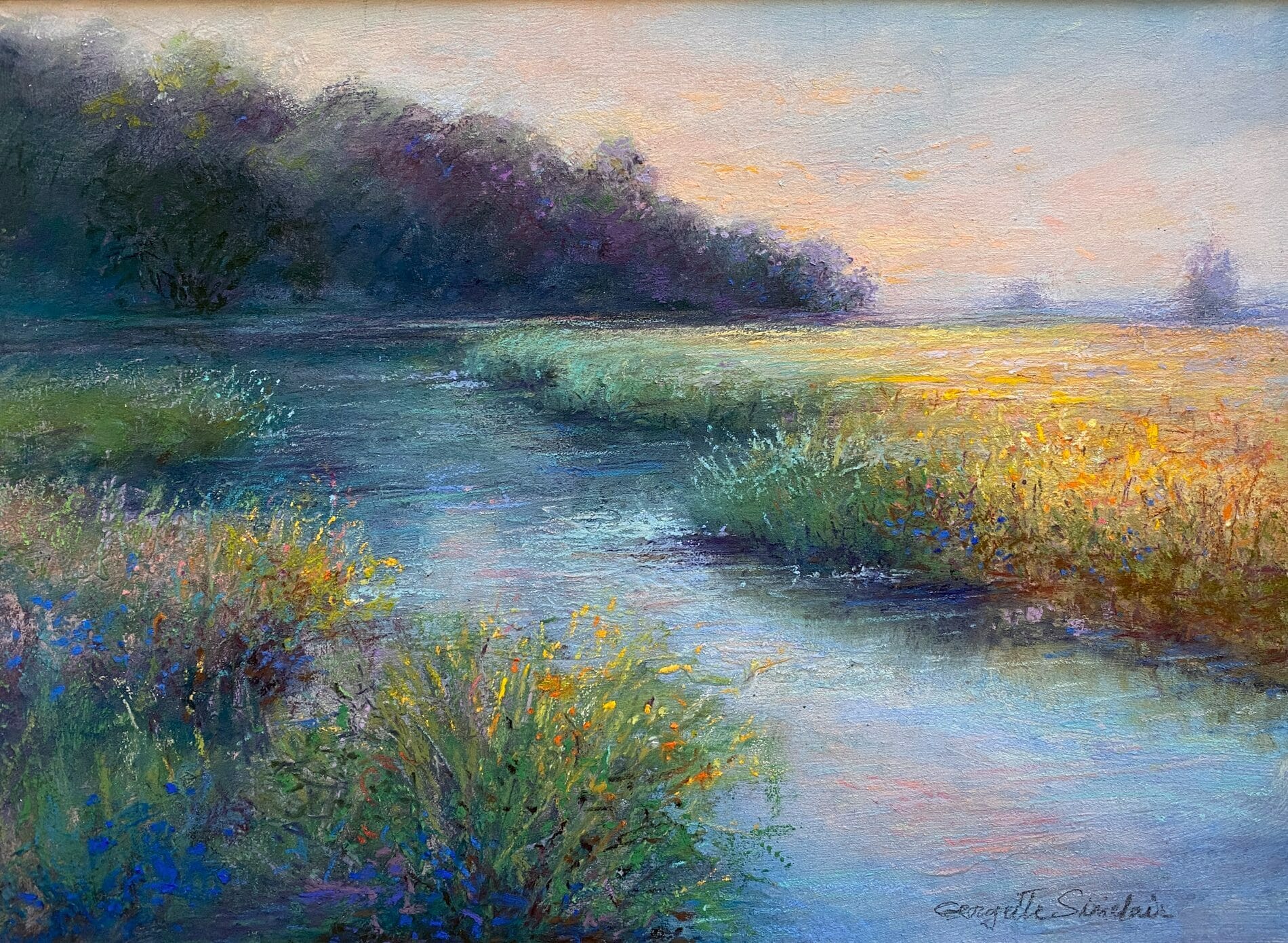 Georgette Sinclair [RA 2002] : The Marshes | Salmagundi Club