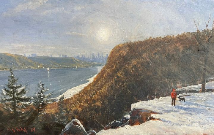 Marco Giovanni Vera [JR RA 2022] : Winter on the Palisades - A Sketch ...