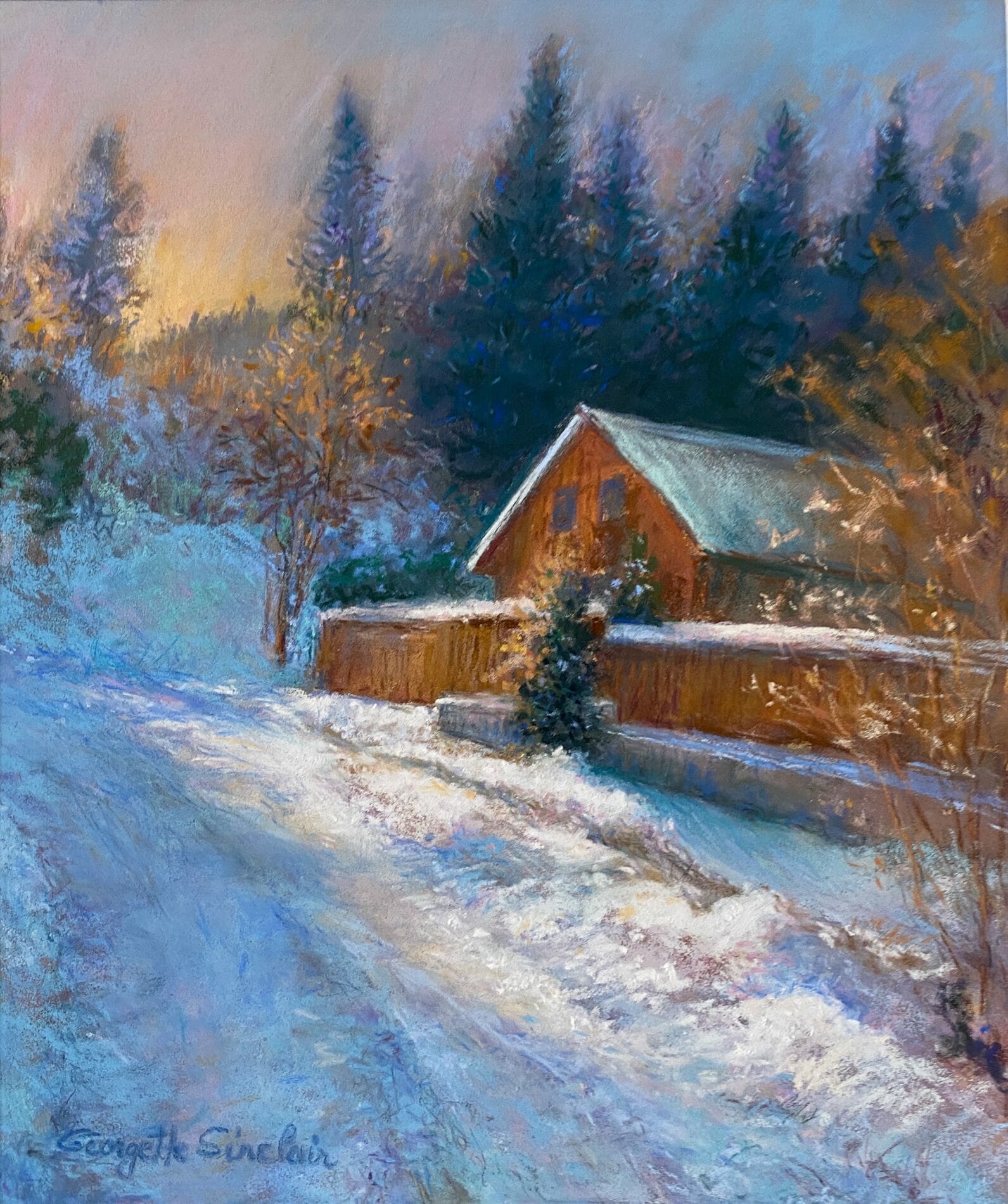 Georgette Sinclair [RA 2002] : Cottage From Carpathian Mountains ...