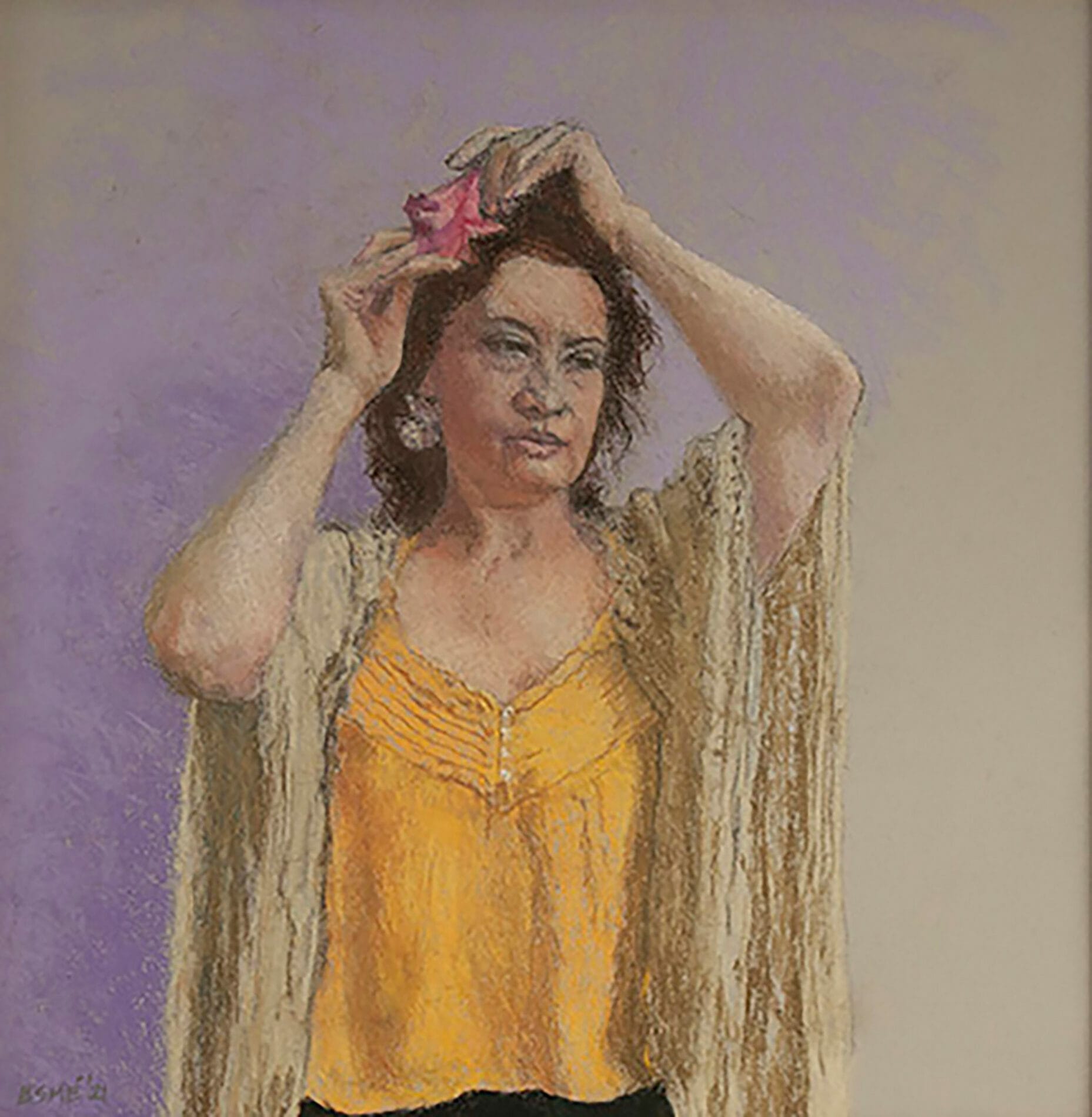 Margaret Esme Simon [RA 2025] : Portrait of Leticia | Salmagundi Club
