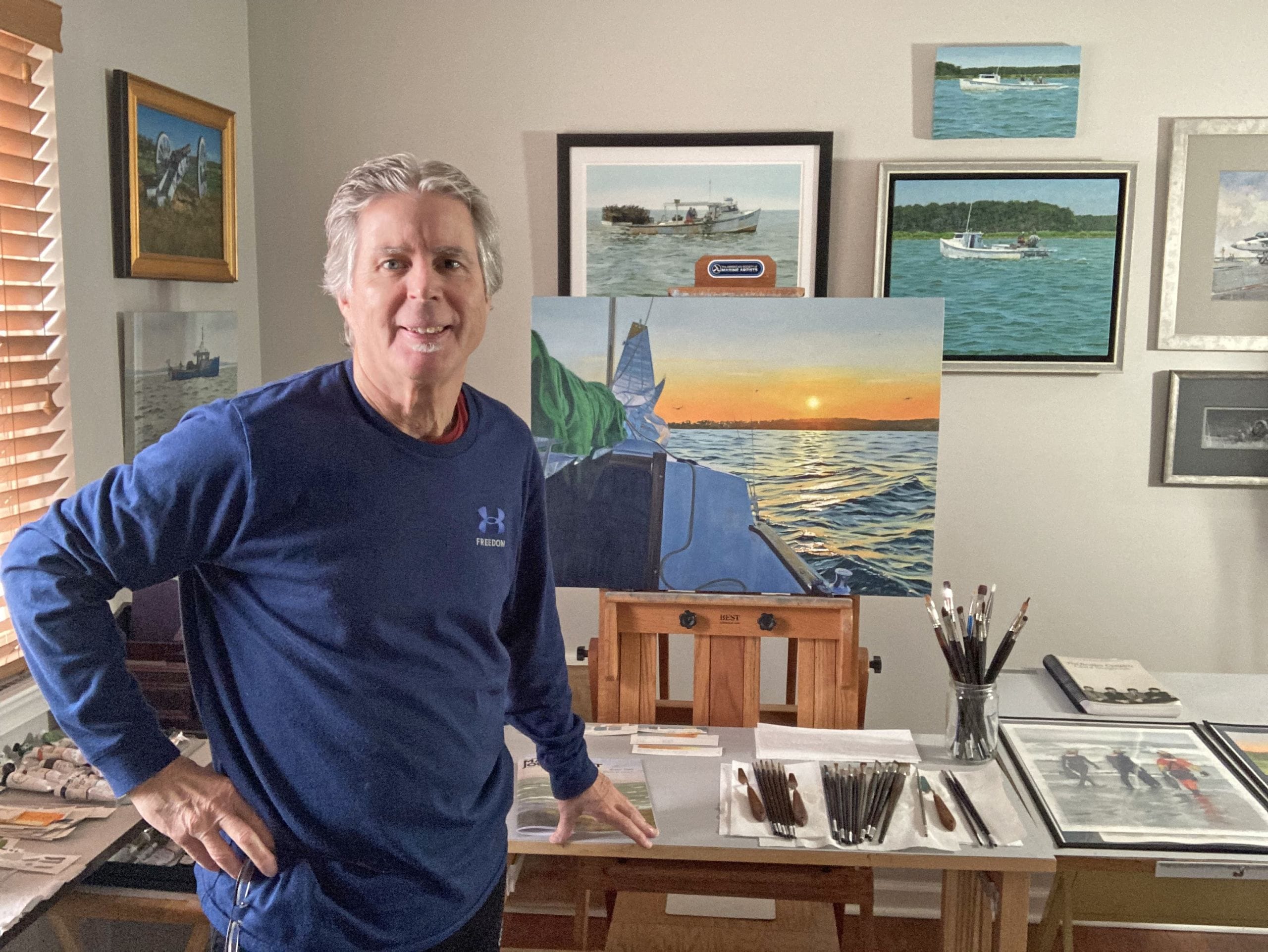 Coast Guard Art Program : demonstration by Ken Stetz | Salmagundi Club