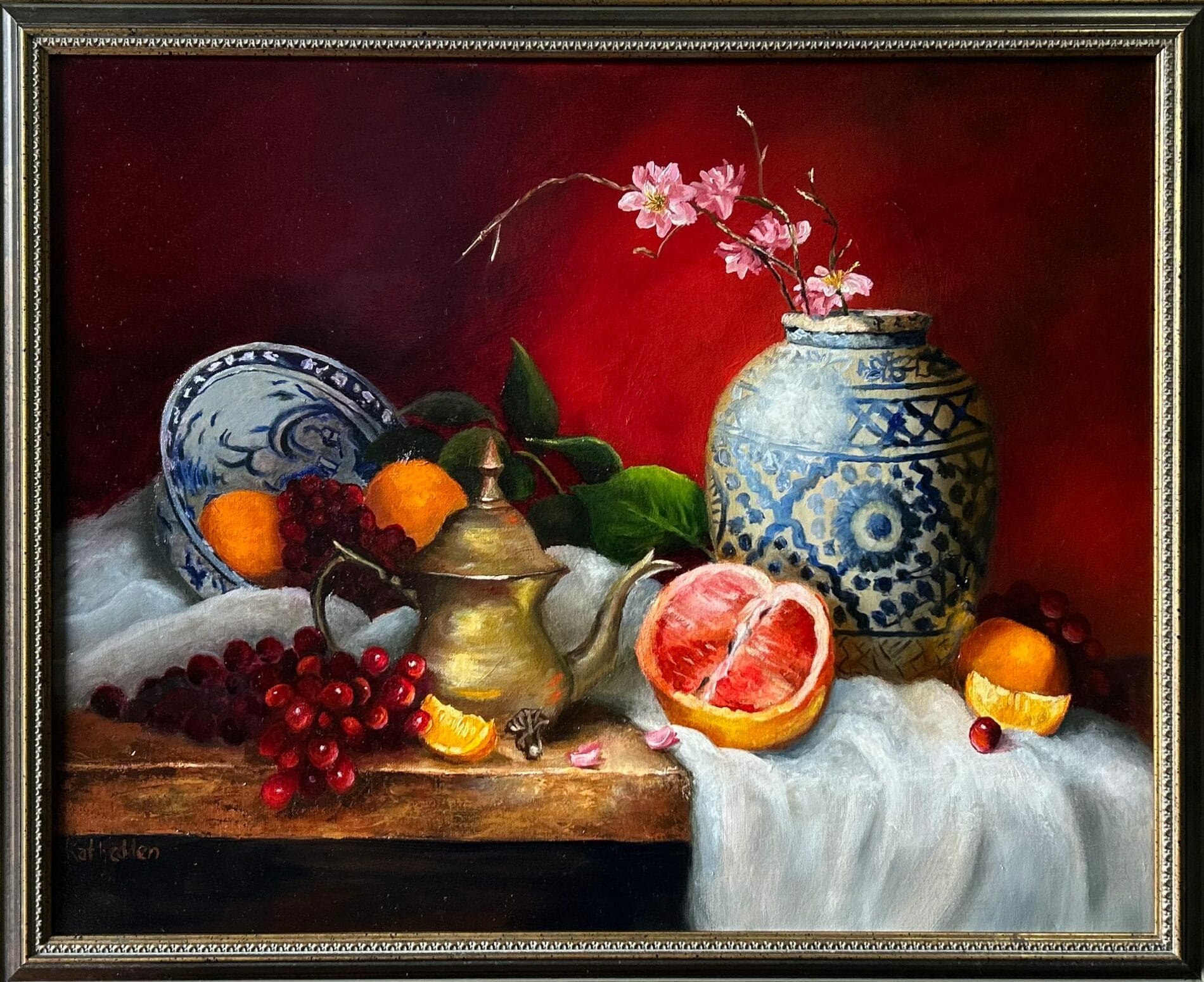 Katherine Hedden [RA 2025] : Still Life with Teapot | Salmagundi Club