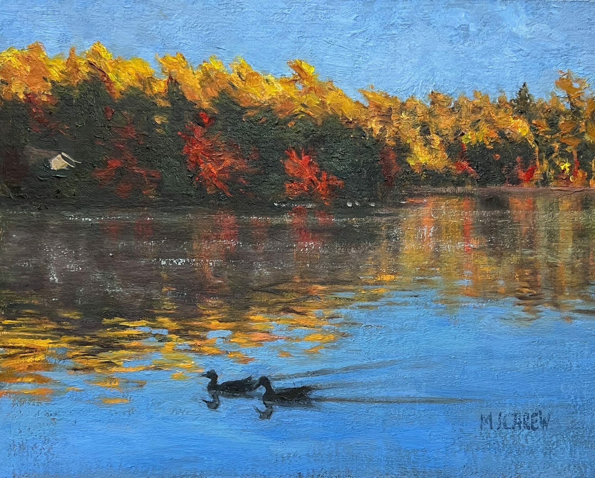 Mary Jo Carew [RA 2018] : Shadows Rising | Salmagundi Club