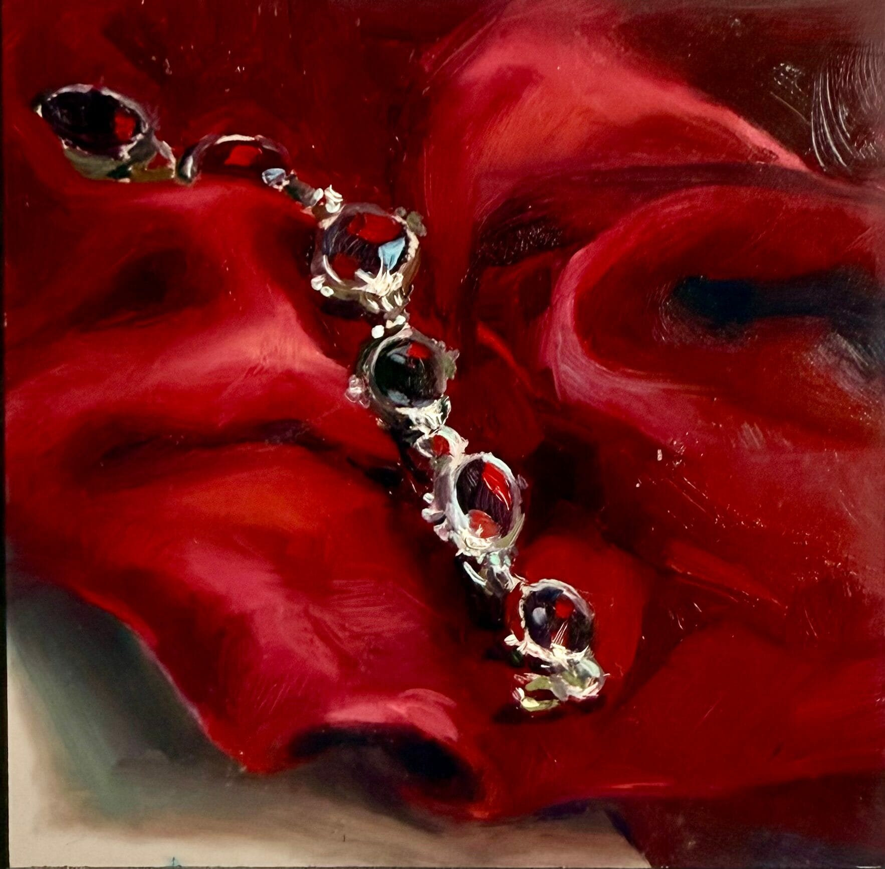 Sasha Phillips [NRA 2025] : Little Luxuries: Garnet | Salmagundi Club
