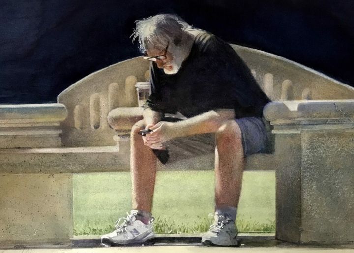 Edward Abrams [NRA 2022] : Office with a view | Salmagundi Club