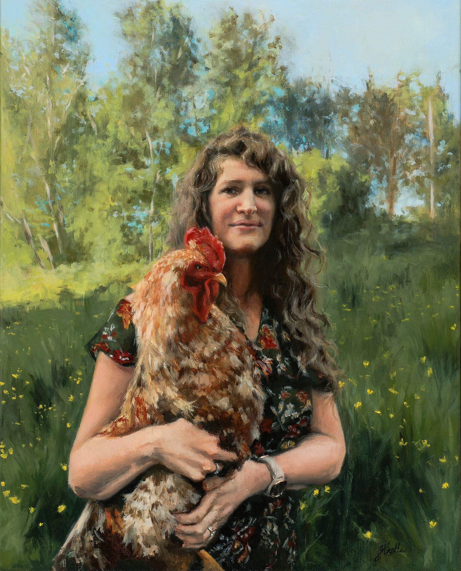 Gabrielle Castle [SCH NRA 2025] : Heidi and Captain | Salmagundi Club
